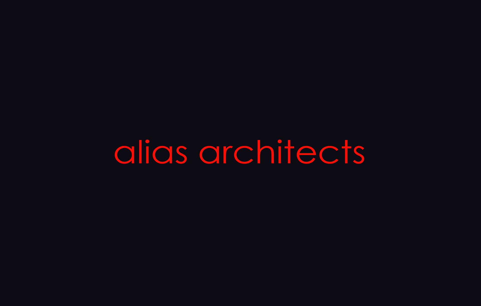 Home » alias architects